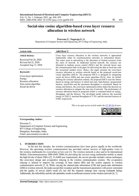 Social Sine Cosine Algorithm Based Cross Layer Resource Allocation In