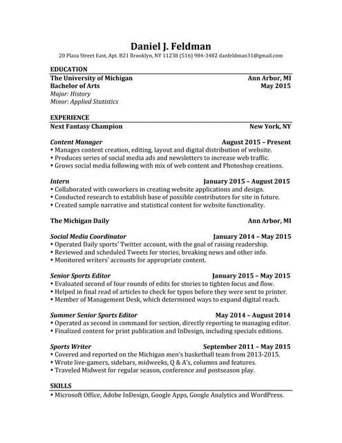 Jordan resume | PDF