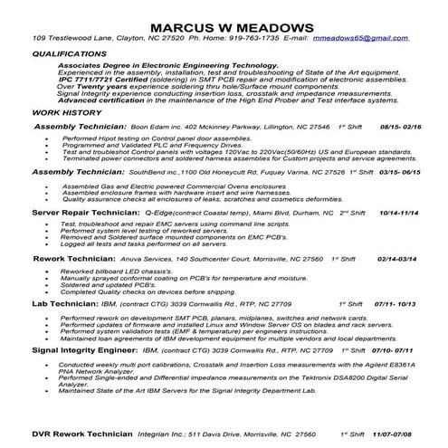 Sherwin Falcon resume | PDF