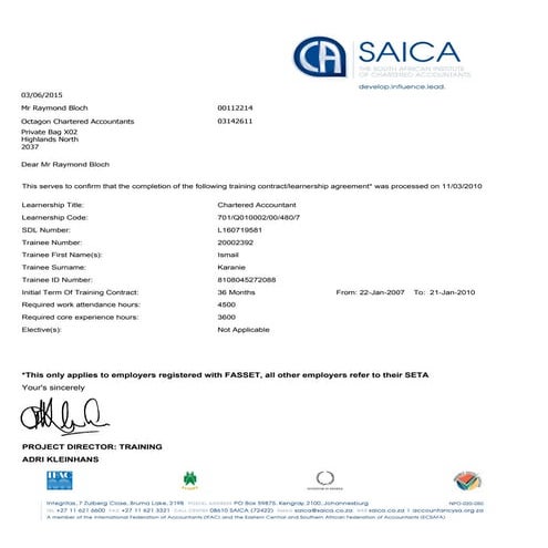 a3. SAICA Articles certificate - 20002392-(8108045272088) | PDF ...