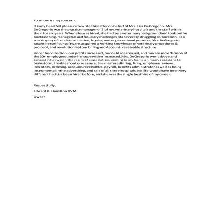 Tracy letter | PDF