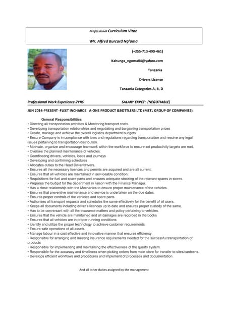 Shipping agency Operations – Job Descriptions | PPTX | Logistics | Business