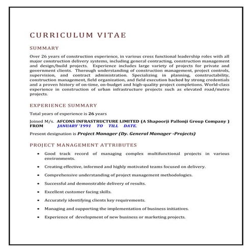 Revised Resume | DOC