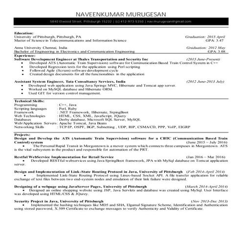 Resume | PDF