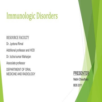 486 immunoogic disorders | PPTX
