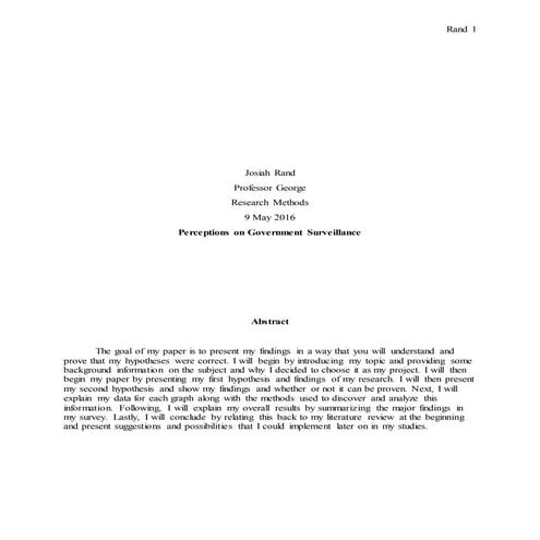 Research Methods Final | PDF