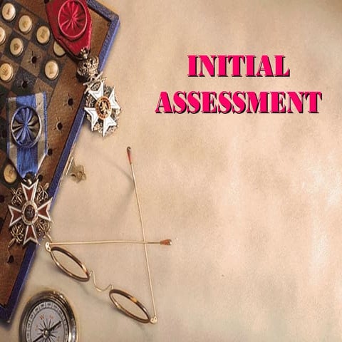 12345689BTCLSRESDYInitial-Assessment-Ppt.ppt