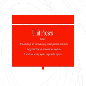 Unit Operations & Unit Process for process plant | PPTX