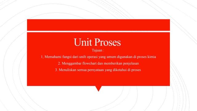 Unit Operations & Unit Process for process plant | PPTX