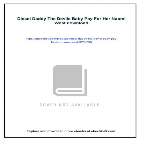 Diesel Daddy The Devils Baby Pay For Her Naomi West | PDF