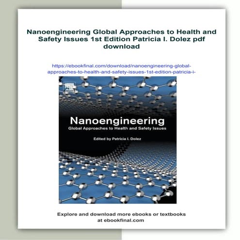 Nanoengineering Global Approaches to Health and Safety Issues 1st ...