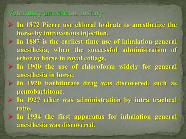 Lab animals anesthesia | PPTX