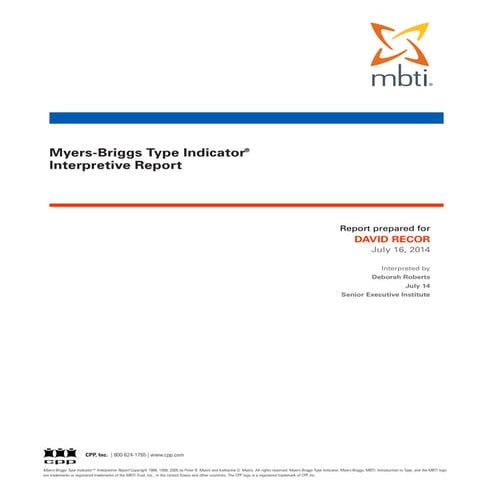 SEI - Myers Briggs | PDF