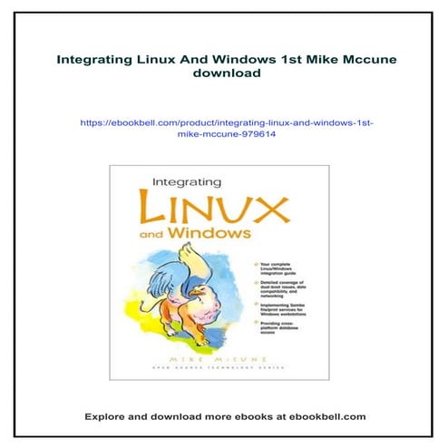 Integrating Linux And Windows 1st Mike Mccune | PDF