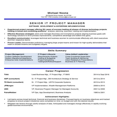 Anthony Carleo's Work Experience | DOC