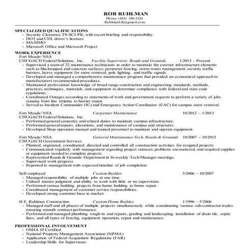 RobRuhlmanResume_11_16 | PDF