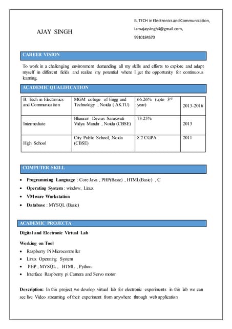 Resume mudit jain | PDF | Computer Software and Applications | Computing