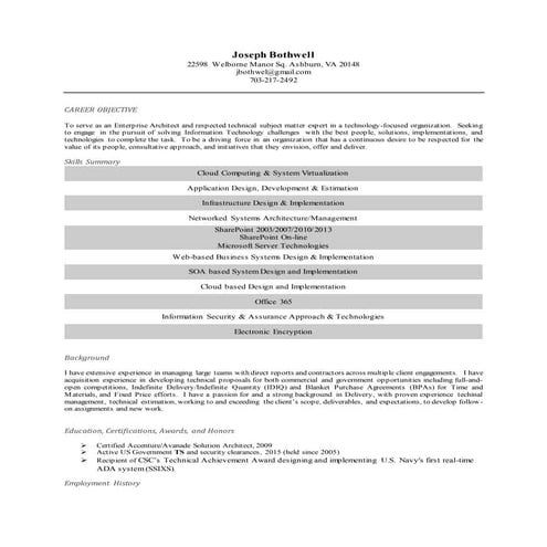 Joe Bothwell - Resume 10-15 | DOCX