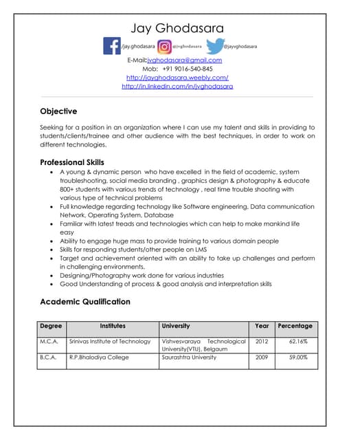 Seth Triplett - Resume | PDF