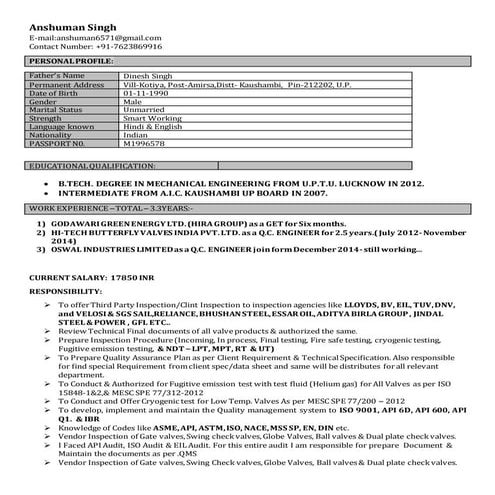 Kenneth Blaxton resume | PDF