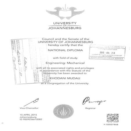 ND Certificate | PDF