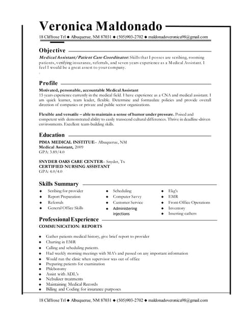 CASSANDRAS RESUME | PDF