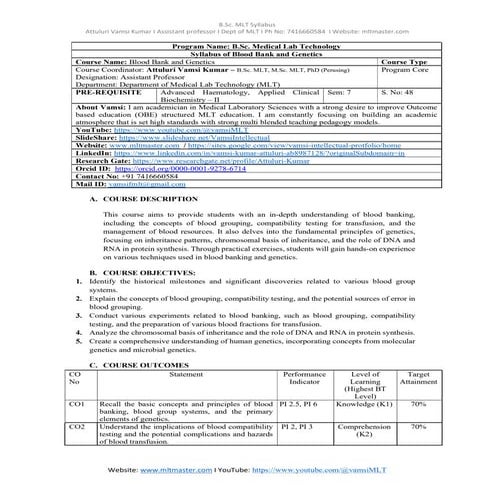 Medical Laboratory technology Lab Manual for MLT students | PDF