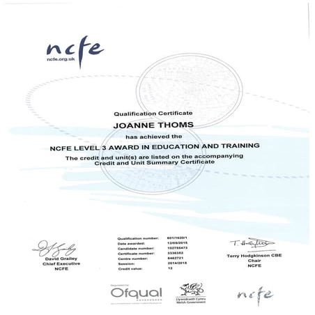 Education and Training Certificate | PDF | Education industry | Industries