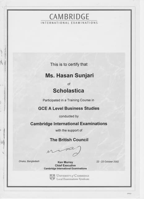 Certificates | PDF