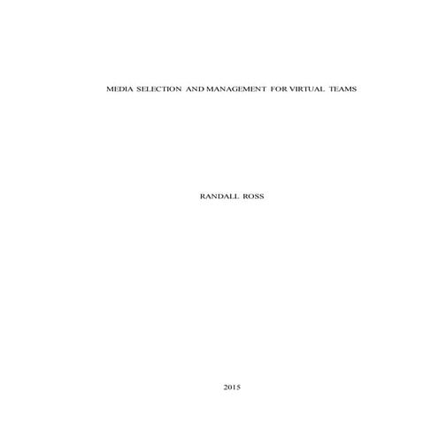 Ross Virtual Teams Posting Version | PDF