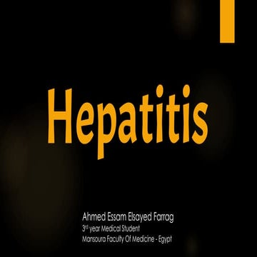 Hepatitis | PPT