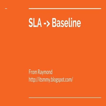 Sla baseline | PPTX