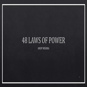 48 LAWS OF POWER.pptx