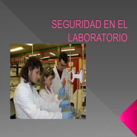 Símbolos de seguridad en el laboratorio | PPTX