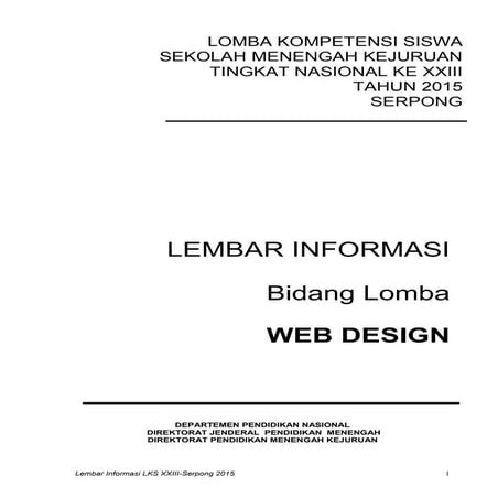 49. upload lks 2015 web design (1) | PDF