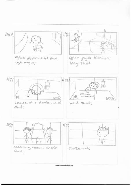 Storyboard - frames 7-12 | PDF