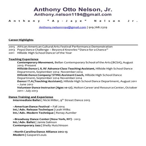 Matt Ordaz Percussion Resume | PDF