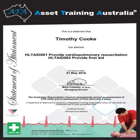 Tim Provide First Aid | PDF