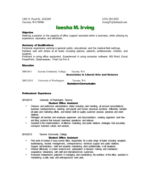 Bobbie Bell Resume (f) | PDF