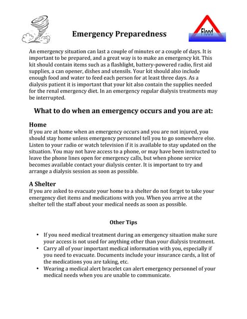 Family Disaster Preparedness Plan | PDF