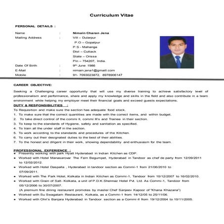 Resume of Alam | DOC