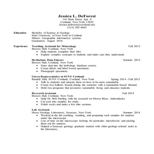 DeForest Resume | DOCX