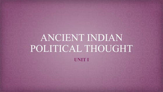 Shantiparva:Rajadharma(Mahabharata) | PPTX