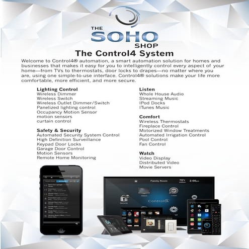 Control4 Handout | PDF