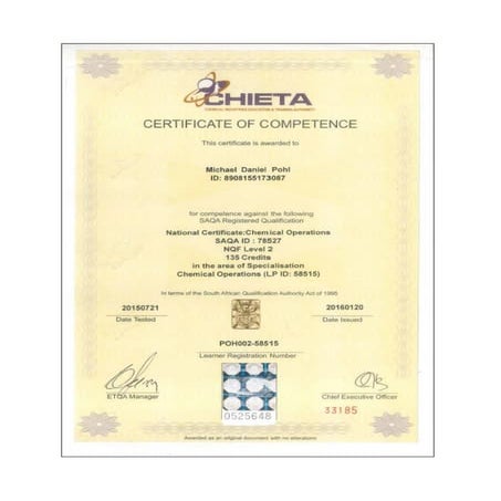 NQF 2 - Certificate | PDF