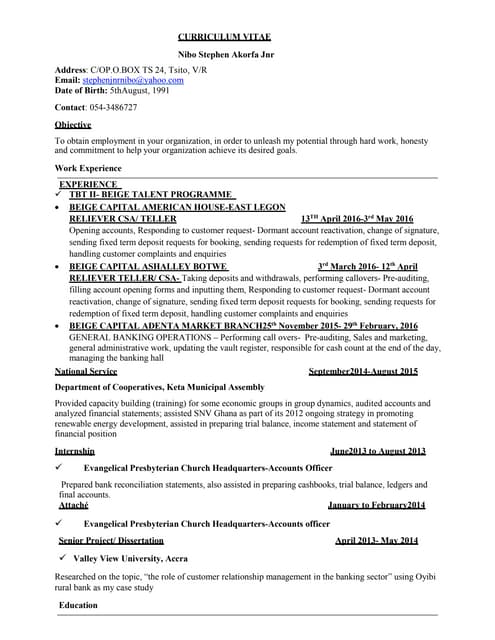 CV (1) | PDF