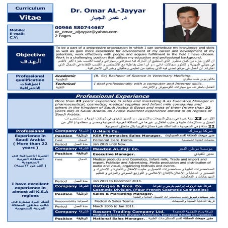 Brief CV in Arabic & English-OK-U | PDF