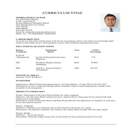 Shivam new cv | DOCX