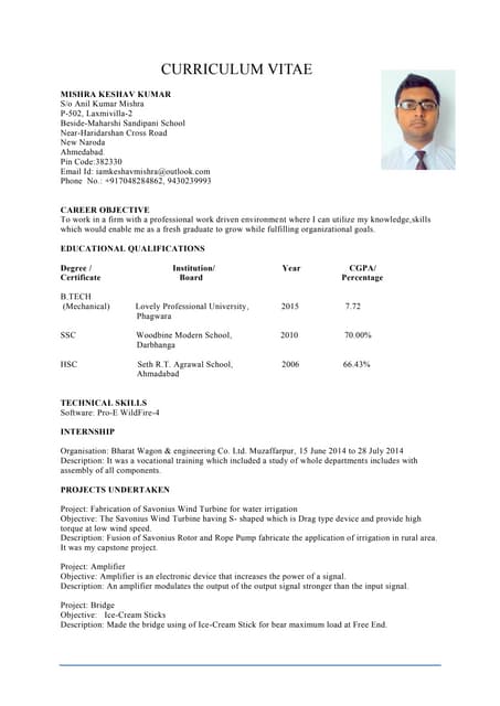 Shivam new cv | PDF