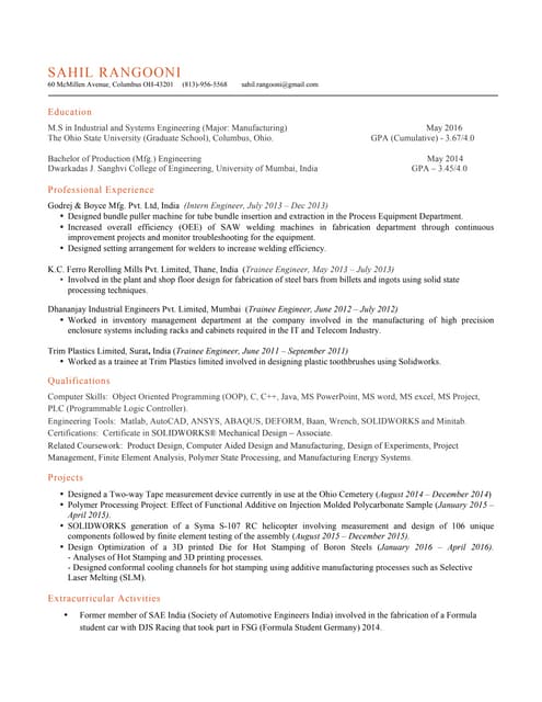 GAURAV SHARMA CV | DOC